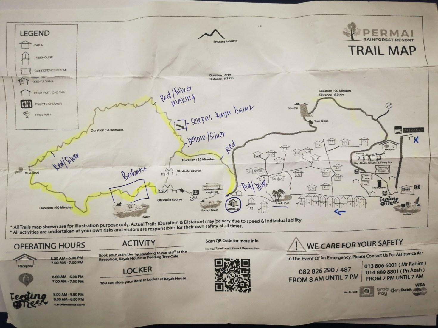 Blue Pool Santubong Trail – Dayak Wanderer